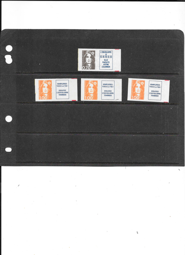 FRANCE : 4 timbres BRIAT n° 5 et 8 -49/1 | eBay