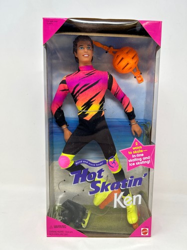 Mattel Barbie Hot Skatin' Ken Doll - in-Line & Ice Skating 1994 ...