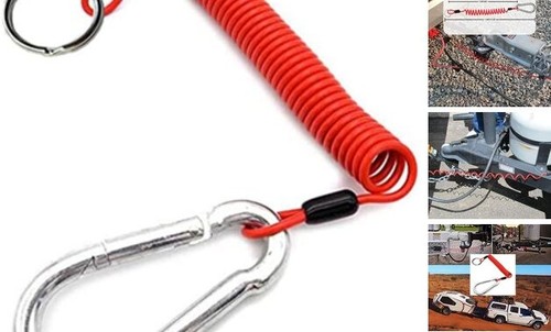 4' Breakaway Trailer Cable with Pin Trailer Brake Cable RV Stainless ...