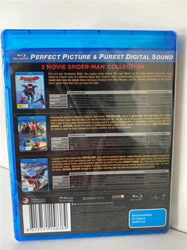 Spider Man 3 Movie Collection Blu ray Brand New Sealed | eBay