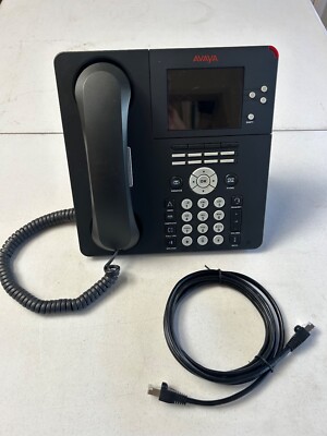 Avaya 9650C IP Color Display Desktop Phone w/ PoE (Charcoal) 700461213 ...