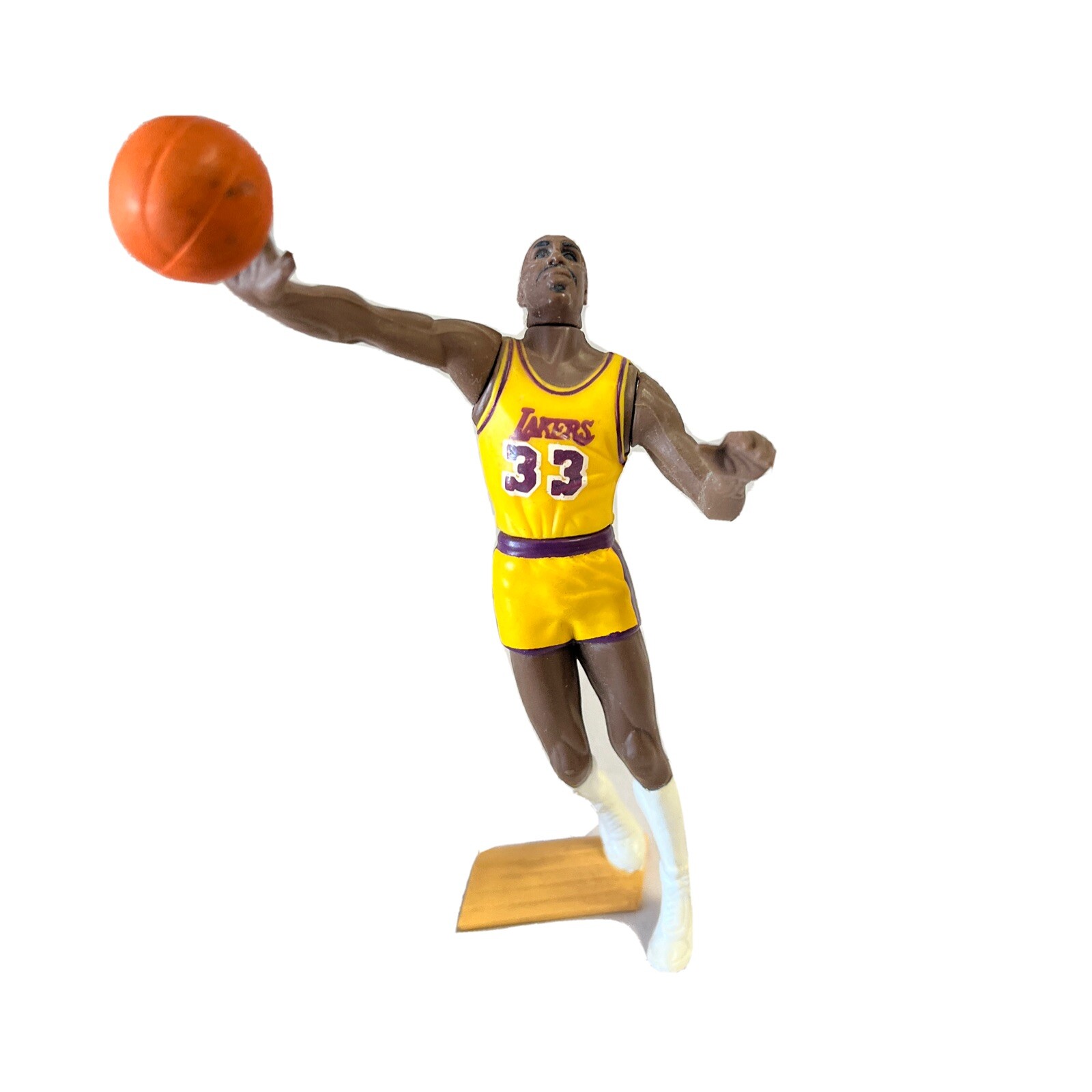 1988 Kareem Abdul-Jabbar Kenner Starting Lineup Loose Basketball Action ...