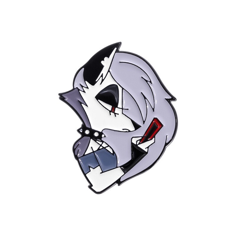 6PCS Set of Helluva Boss Hazbin Hotel Stolas Stella Octavia Enamel Pin ...