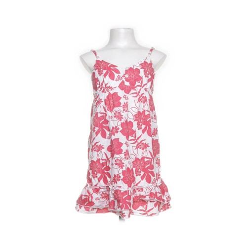 H&M Young, Kleid, Größe: 134, Pink/Weiß, Baumwolle, Blumen, Mädchen # ...