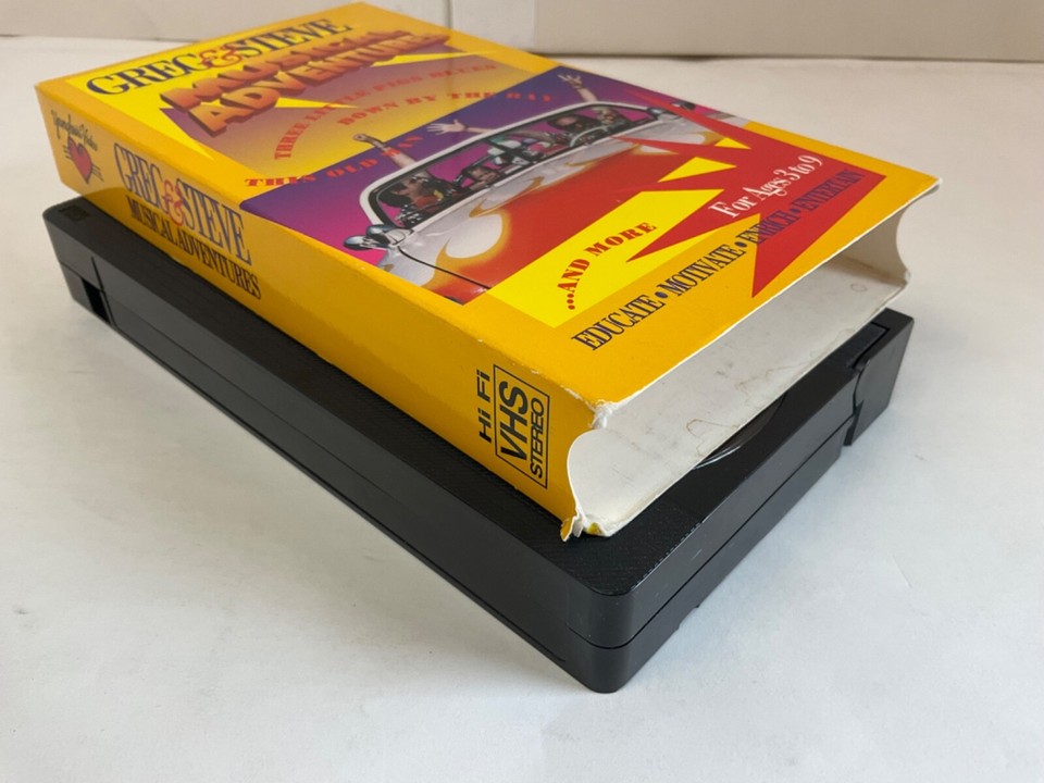 Tested! Greg & Steve VHS *Musical Adventures* Singing Dancing Kidsongs ...