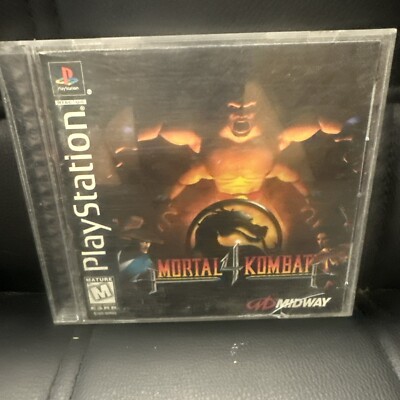 Mortal Kombat 4 (Sony PlayStation 1, 1997) PS1 Black Label PS1 Video ...