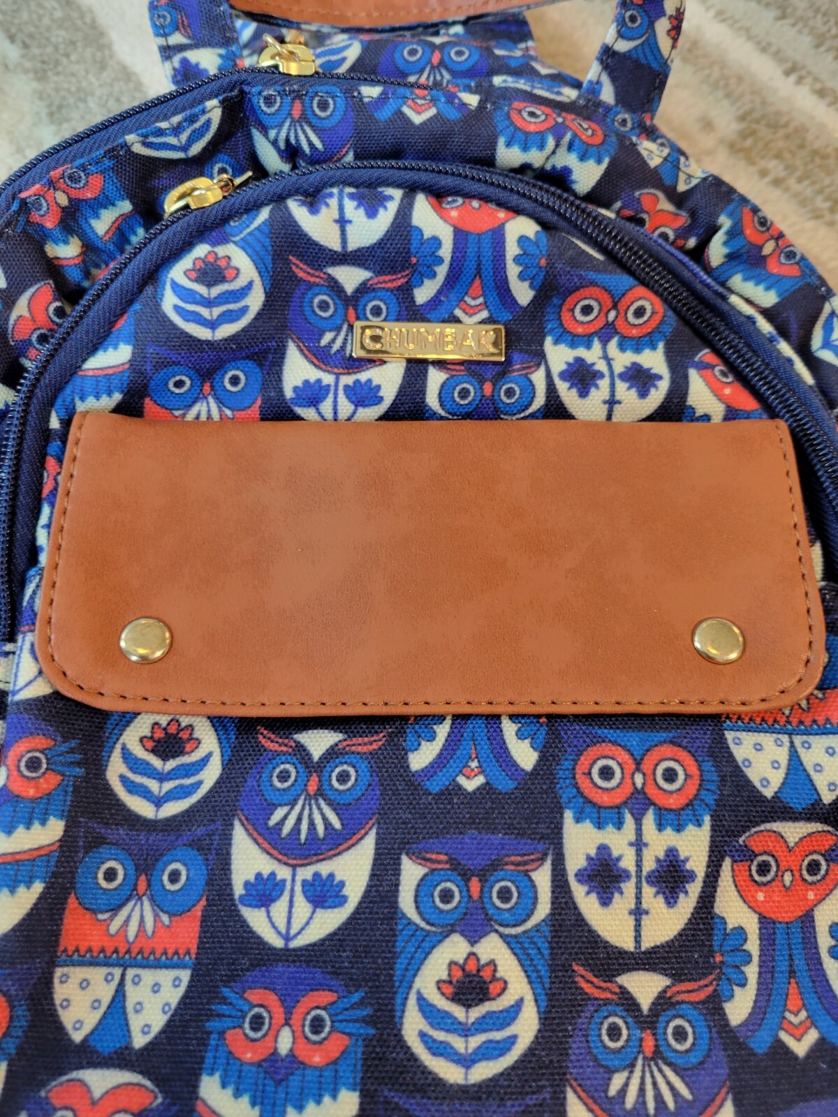 Chumbak Girls Small Owls Backpack Purse Very Cute Zippered & With Carry Handle | eBay