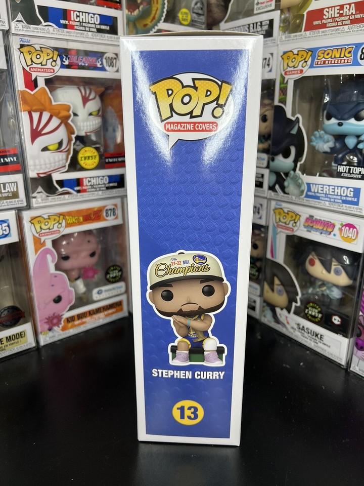FUNKO POP STEPHEN CURRY #13 SLAM MAGAZINE COVERS EXCLUSIVE 2022 NBA ...