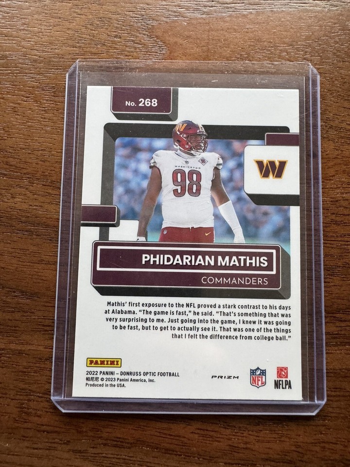 2022 Optic Phidarian Mathis Stars Prism SP Commanders | eBay