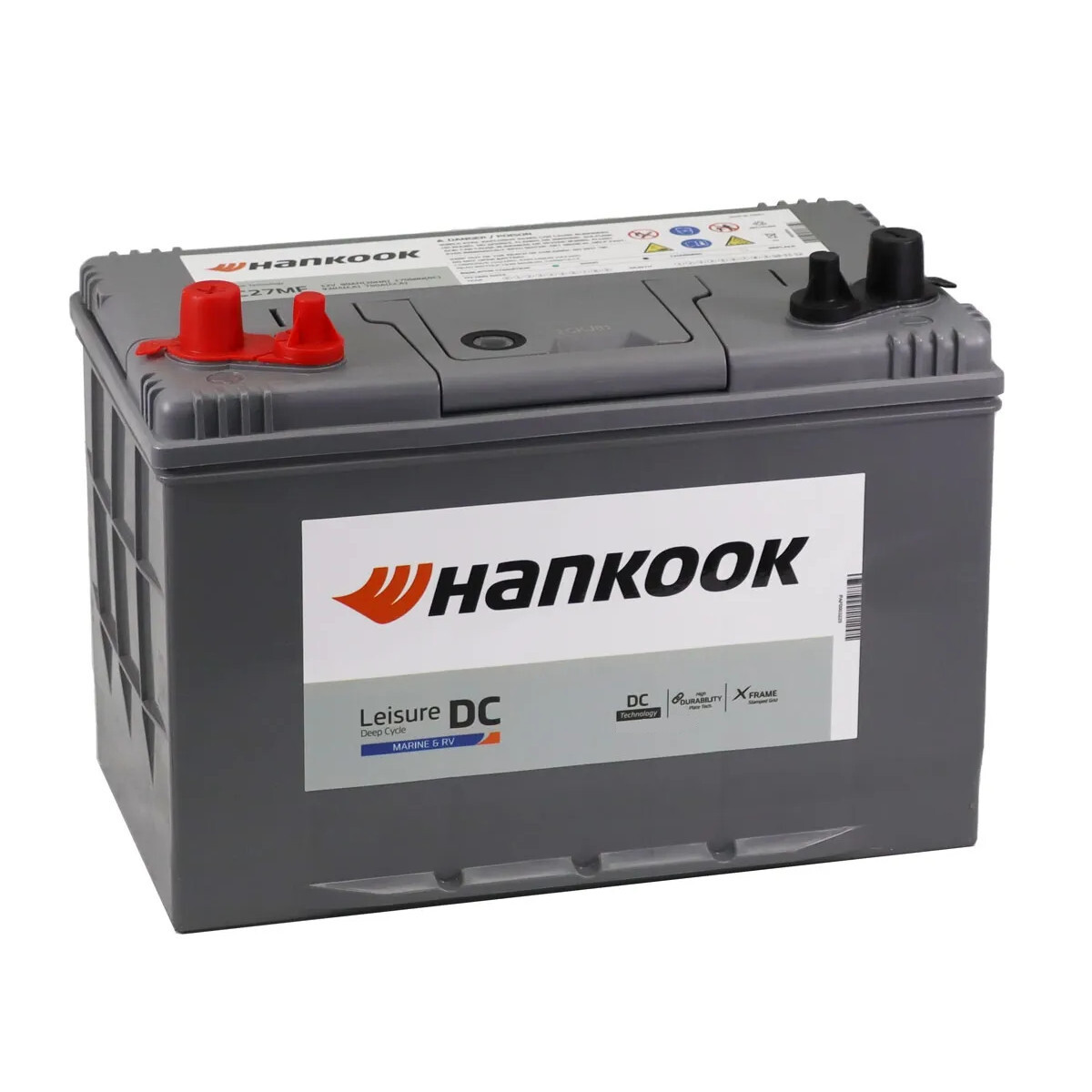 Hankook DC27 Leisure Battery Deep Cycle 12V 90Ah for Caravan, Boat ...