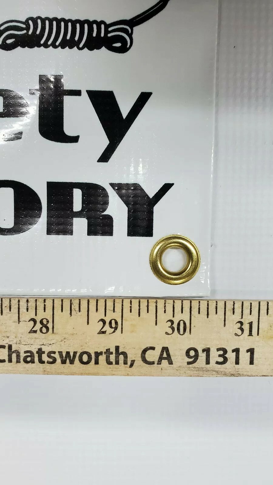 Vintage Wig-Wag Safety Signal logo vinyl banner Brand New! 8"x30" w ...