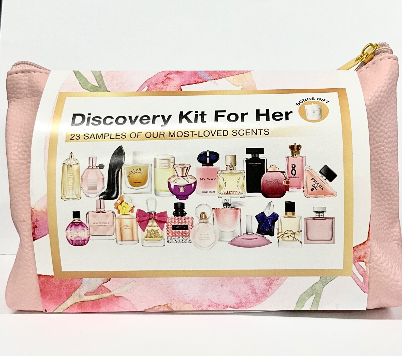 Macy's Discovery Kit for Her - 23 Perfume Samples + Bonus Mini Candle ...
