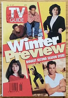 TV Guide 1995 Issue #2182 January 21-27 Winter Preview Edition No Label ...