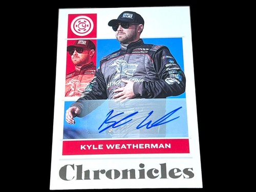 Kyle Weatherman PACK PULLED 2022 PANINI CHRONICLES NASCAR RACING signed ...