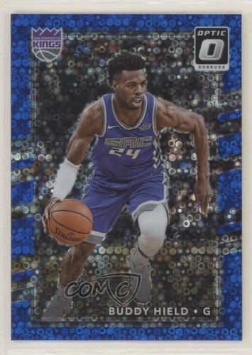 2017-18 Panini Donruss Optic Fast Break Blue Prizm 42/50 Buddy Hield ...