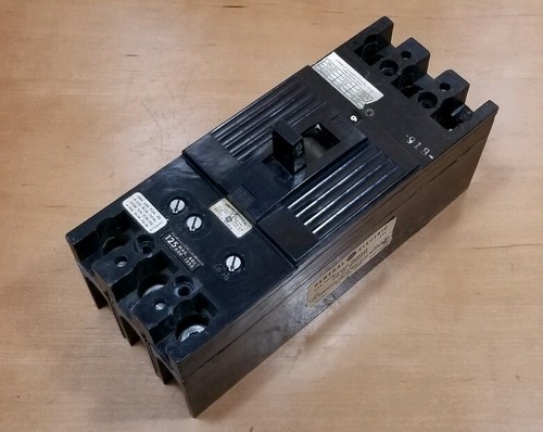 #1549 GE General Electric TFJ 125A 125 Amp 600V Circuit Breaker ...