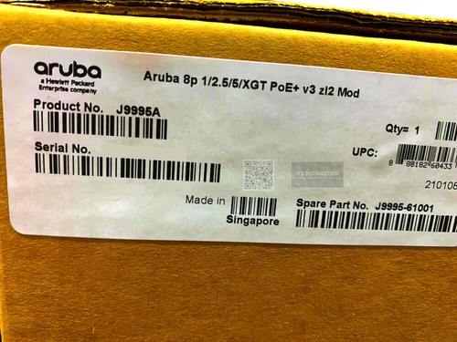 J9995A I Brand New Sealed HPE 5400R 8-port 1/2.5/5/10GBASE-T PoE+ with ...