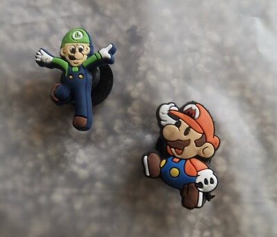 Mario & Luigi Cartoon Croc Shoe Charm | eBay UK
