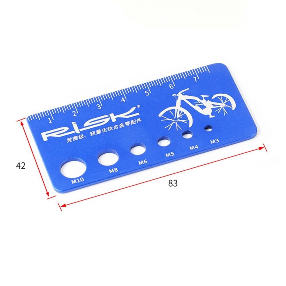 Bolt Measure Tool for Bike Bicycle Diameter Length Measure M3 M4 M5 M6 ...
