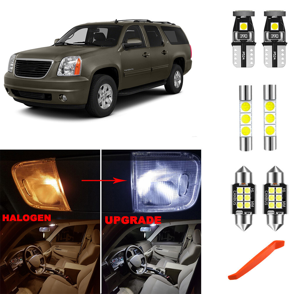 16Pcs Bright White Interior LED Light Bulbs Package Kit For GMC Envoy ...