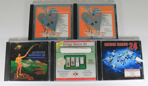 Bridge Baron PC Game by Great Game Products Lot of 5 Games 16, 20, 24 ...