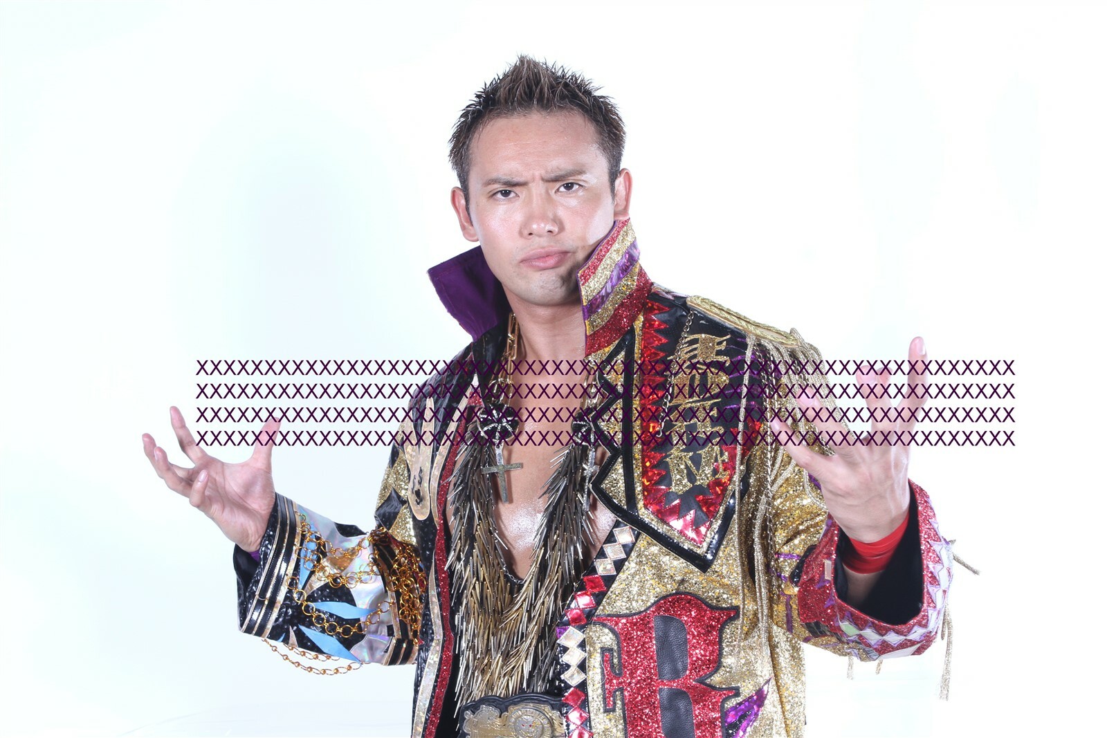 KAZUCHIKA OKADA 8x10 COLOR PHOTO TNA WWE ROH ECW NXT AEW NEW JAPAN IWGP ...
