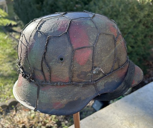 ww2 german helmet original Size 68 | eBay