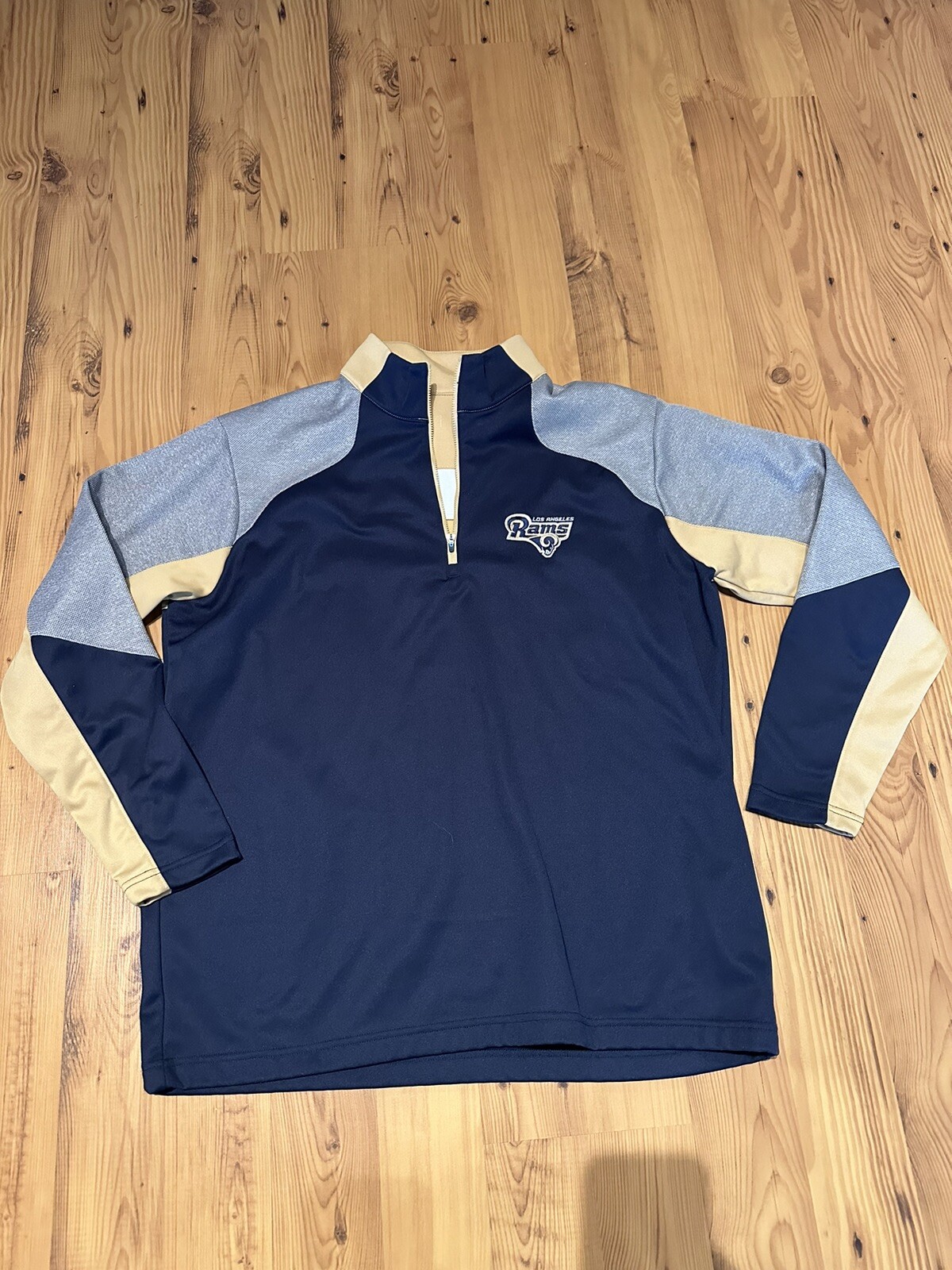 NFL Los Angeles Rams Quarter Zip Pullover | eBay