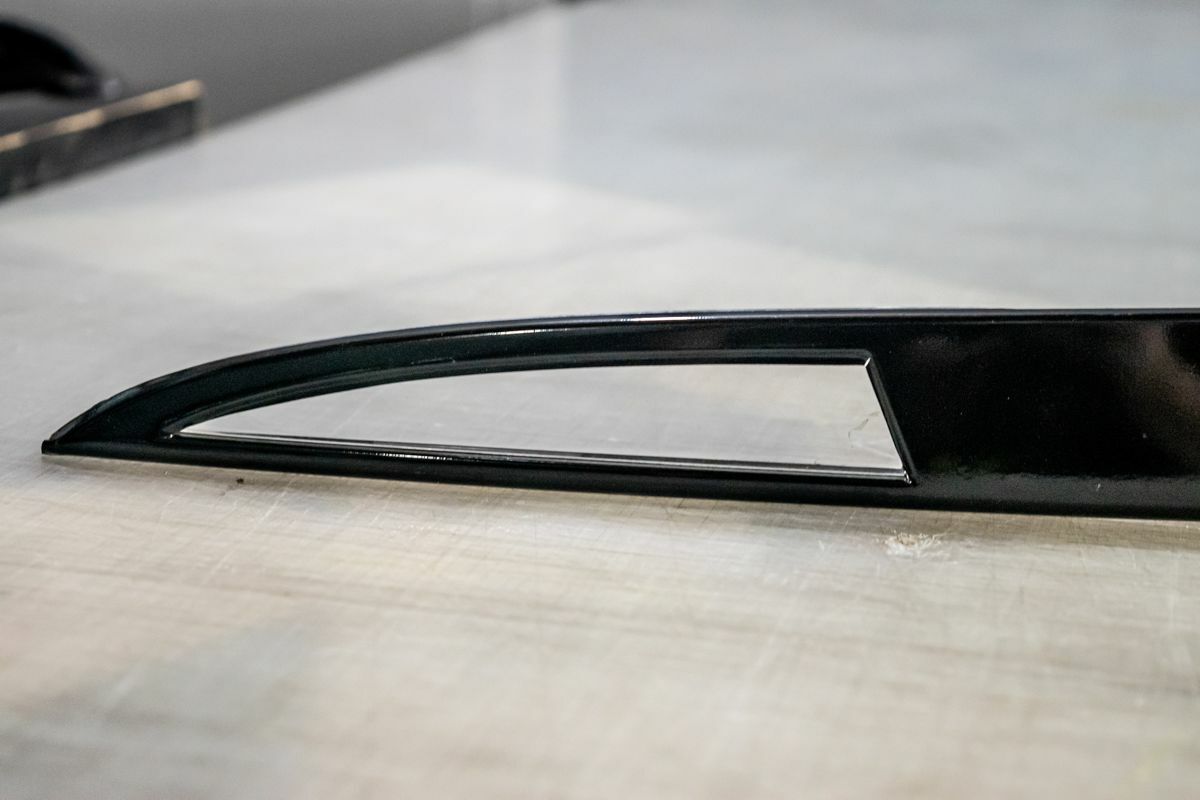 Chrome Delete Vinyl Overlay fitting the 2012-2020 Tesla Model S Rear ...