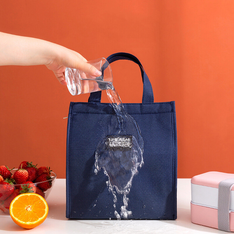 Portable Oxford Lunch Bags Fresh Cooler Pouch For Office Students Lunch ...