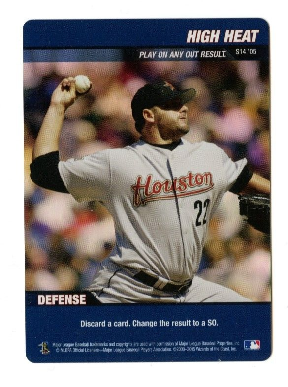 MLB Showdown Foil DEFENSE High Heat Card #S14 | eBay