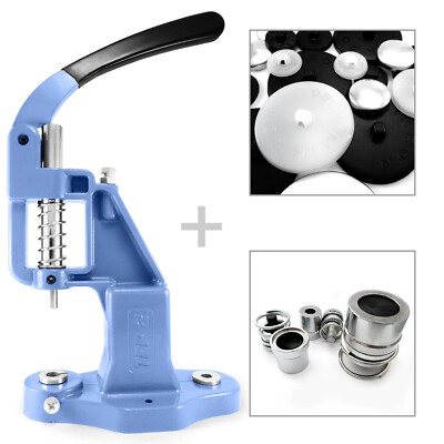 Professional button making cover machine tool and 50 blanks S004 | eBay UK