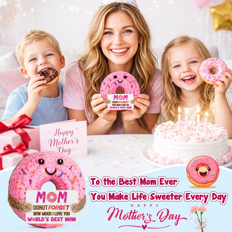 Mothers Day Gift for Mom Funny Birthday Small Pink Keepsake Home Table ...