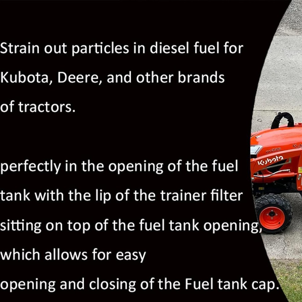 Tractor Fuel Tank Filter, Strainer Dutch Weave 304 Stainless Steel Cone ...