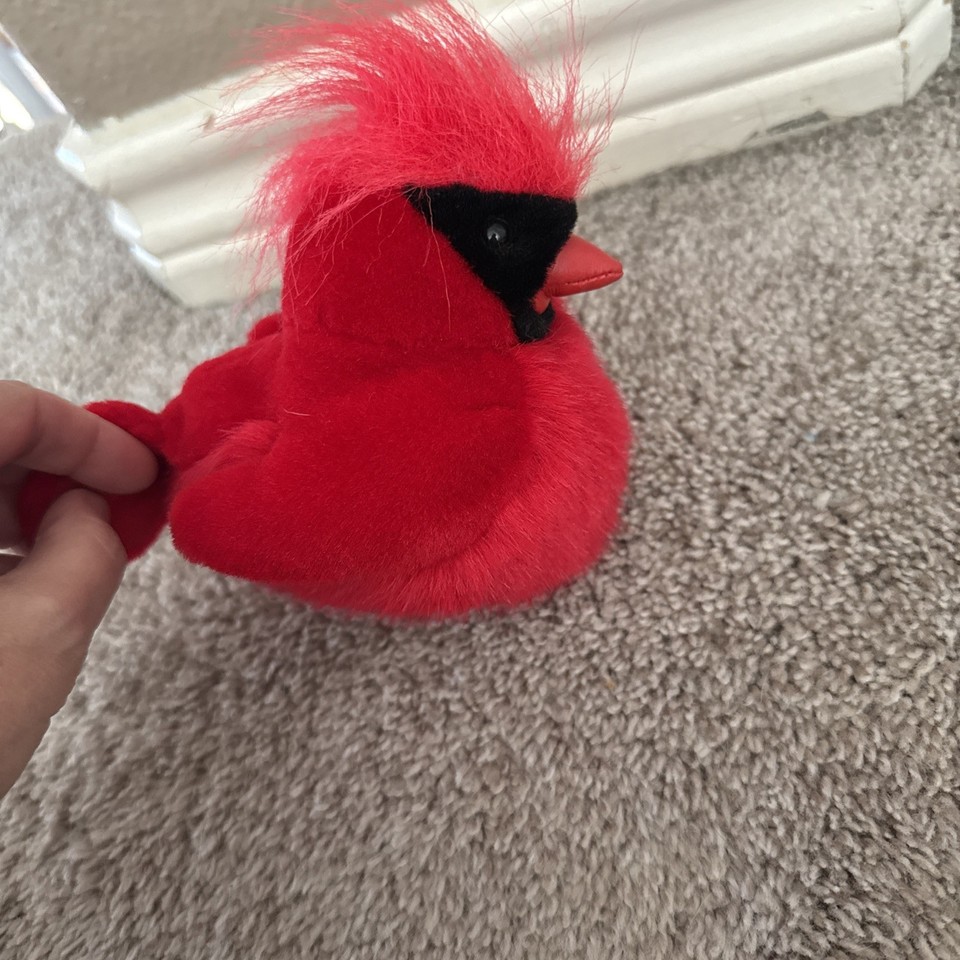 NORTHERN CARDINAL Audubon REAL BIRD CALL WILD REPUBLIC PLUSH STUFFED ...
