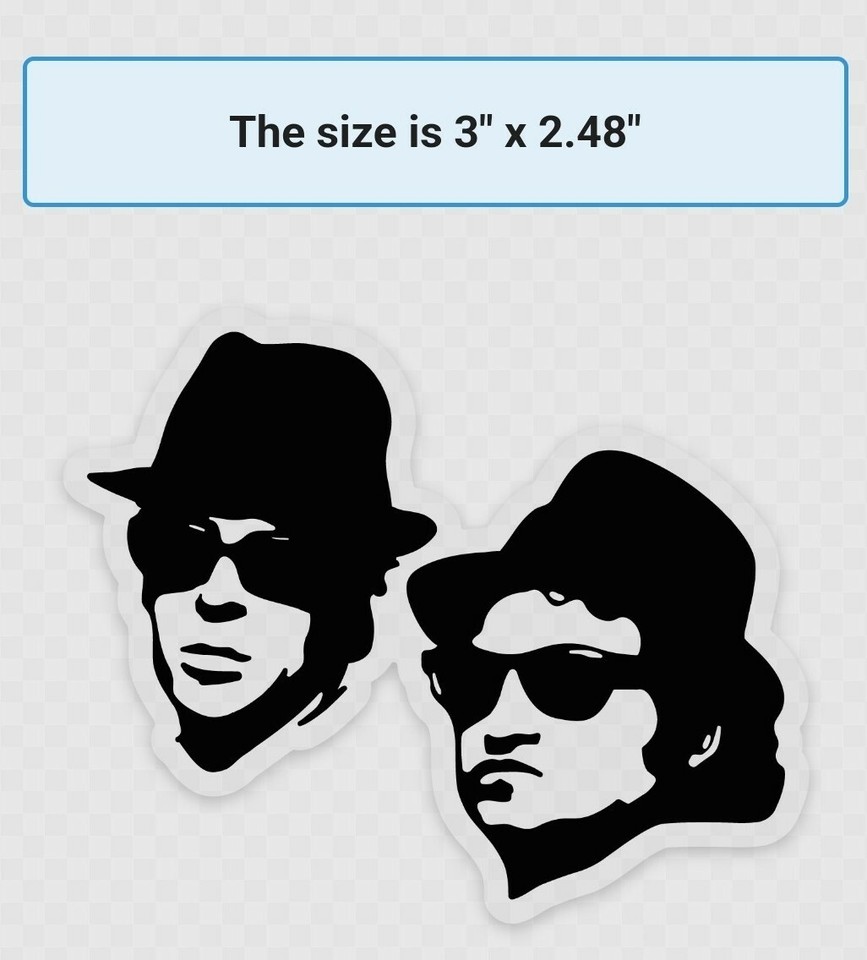 BLUES BROTHERS STICKERS PACK of 10 WORLDWIDE 🌐 SHIPPING DIE CUT | eBay