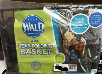 Wald Rear Folding Bicycle Basket | eBay