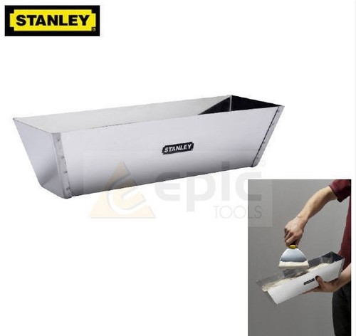 Stanley 12" Stainless Steel Mud Pan For Plastering/Plasterers DryWall ...