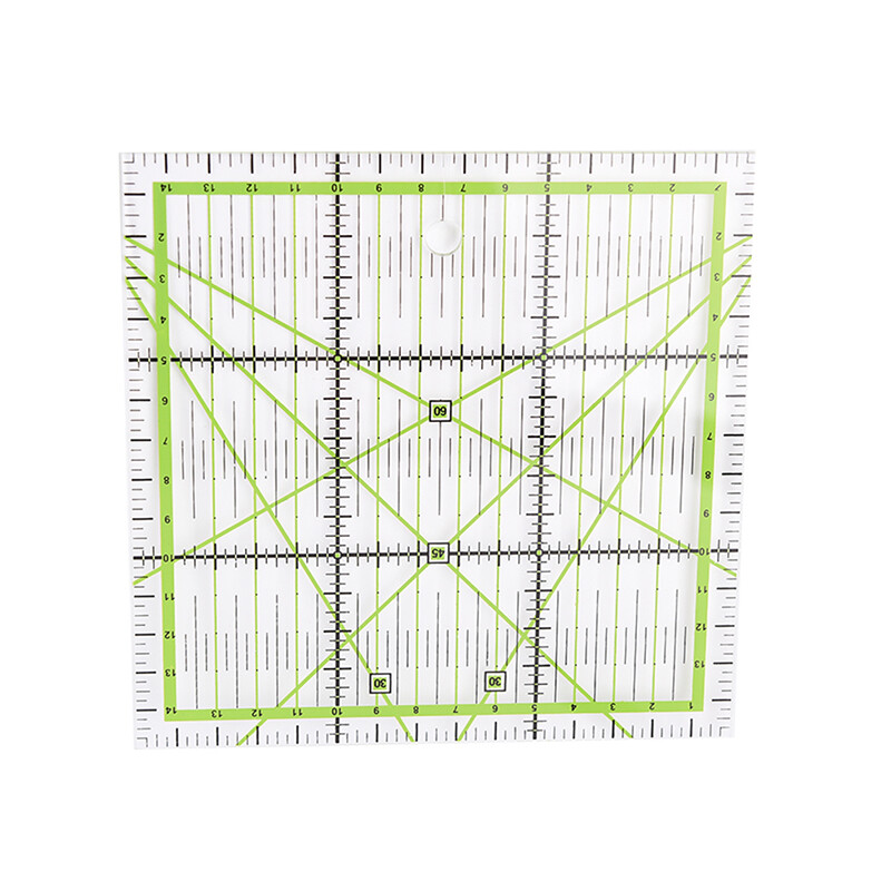 15*15cm Transparent quilting sewing patchwork ruler cutting tool tailor ...