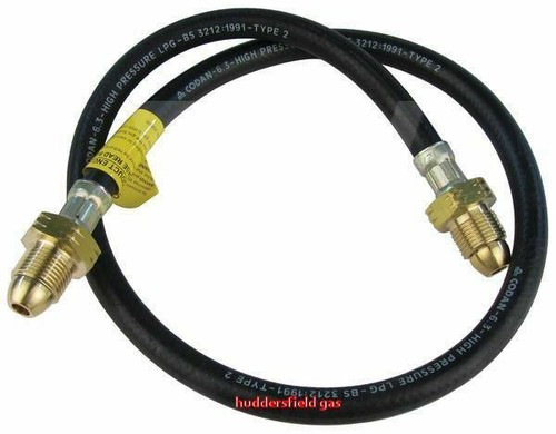 0.75m (30") POL x POL standard Caravan Gas hose pigtail | eBay UK