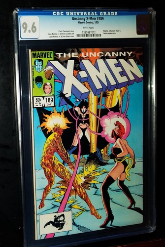CGC UNCANNY X-MEN #189 1985 Marvel Comics CGC 9.6 Near Mint + White ...