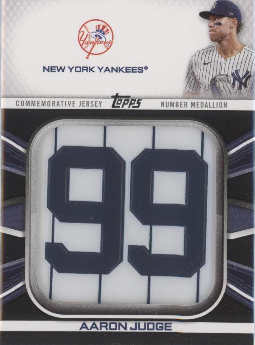 2022 Topps Series 1 - Jersey Number Medallion Commemorative Relics ...