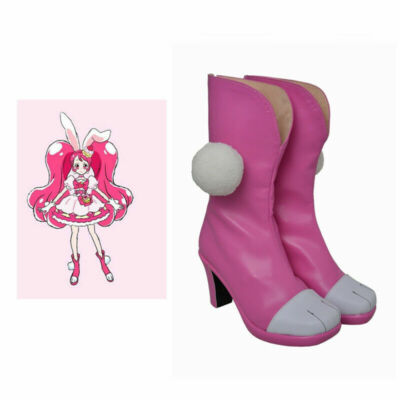 Usami Ichika Shoes KiraKira Pretty Cure A La Mode Cure Whip Girl Boots ...