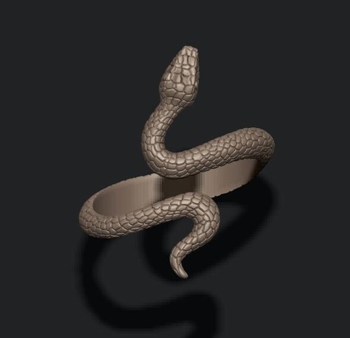 Natural 925 Sterling Silver Gothic Snake ring, Best birthday gift for ...