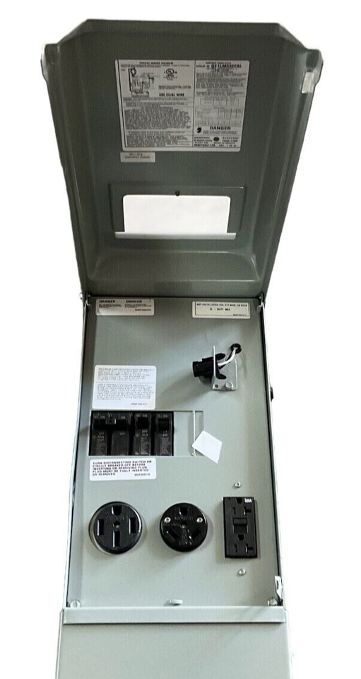 GE GE1LM532ESL 100A 120/240V RV Pad Mount Metered Pedestal | eBay
