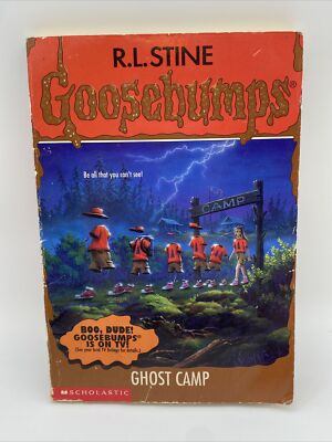 Goosebumps #45 Ghost Camp R.L. Stine True 1st Edition Trade Paperback ...