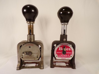 Numbering Machines - Bates