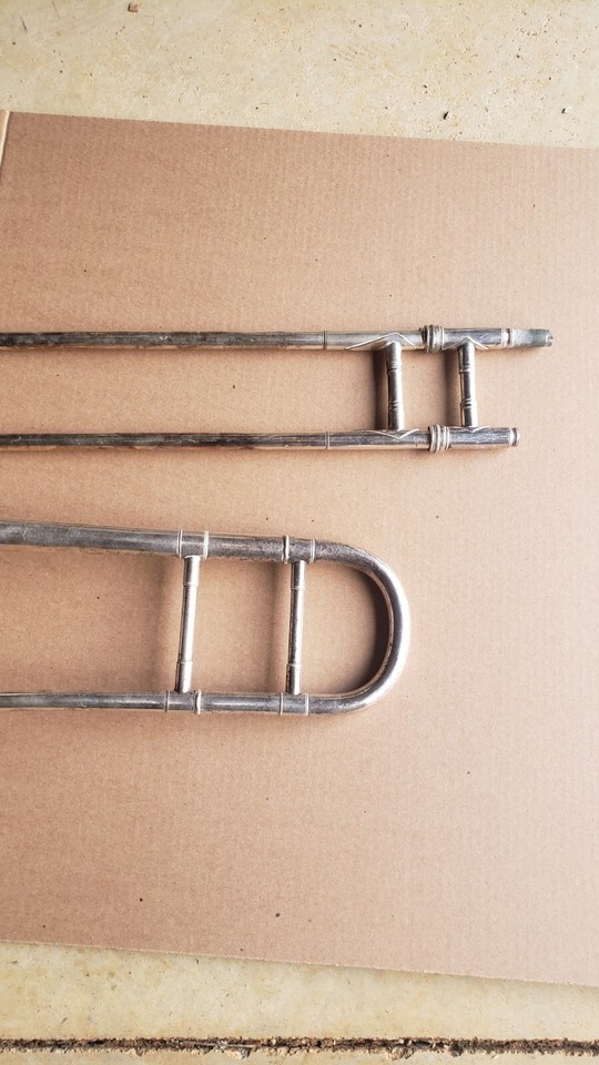 1920's ? H N White KING Silver Trombone No Case Slide Works Whs1 | eBay