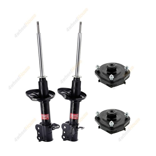 2 x KYB Shock Absorbers Strut Top Mount Kit Rear 333277 333276 KSM5456 ...