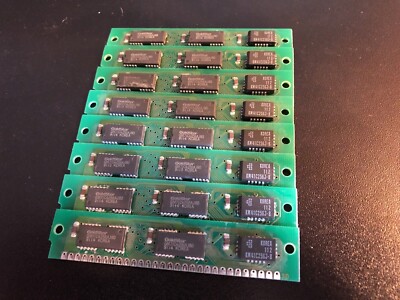 8x 256KB 30-Pin 3-Chip Parity 80ns Memory SIMMs 2MB Matched Set Vintage ...